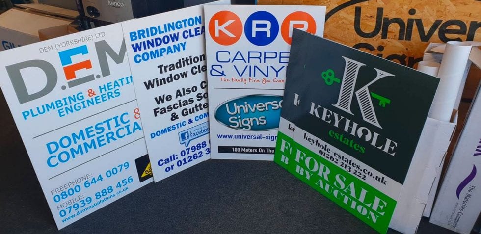 Promotional Signage | Universal Signs Bridlington